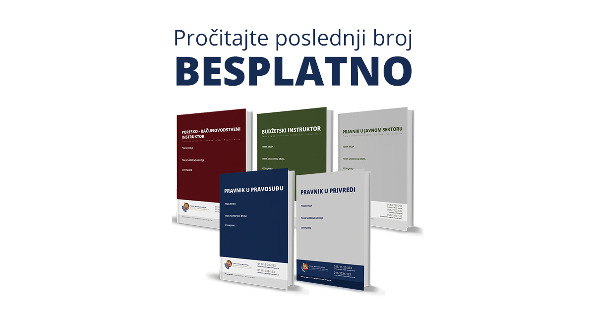 Besplatni brojevi Paragrafovih stručnih časopisa