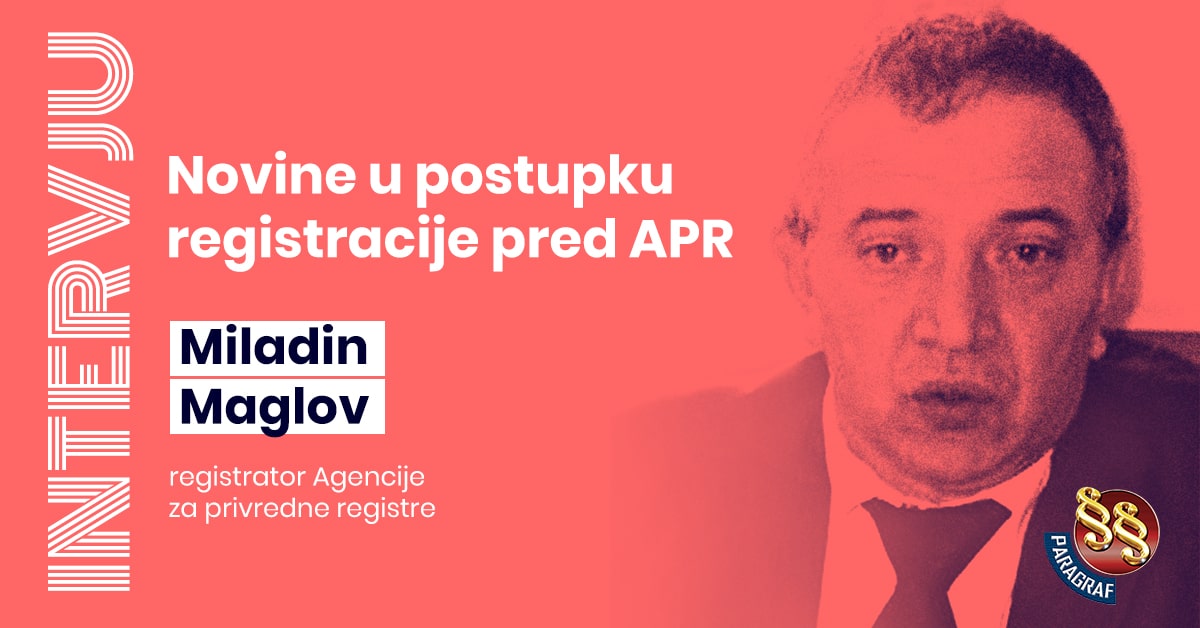 Novine u postupku registracije pred APR sa Miladinom Maglovem ...