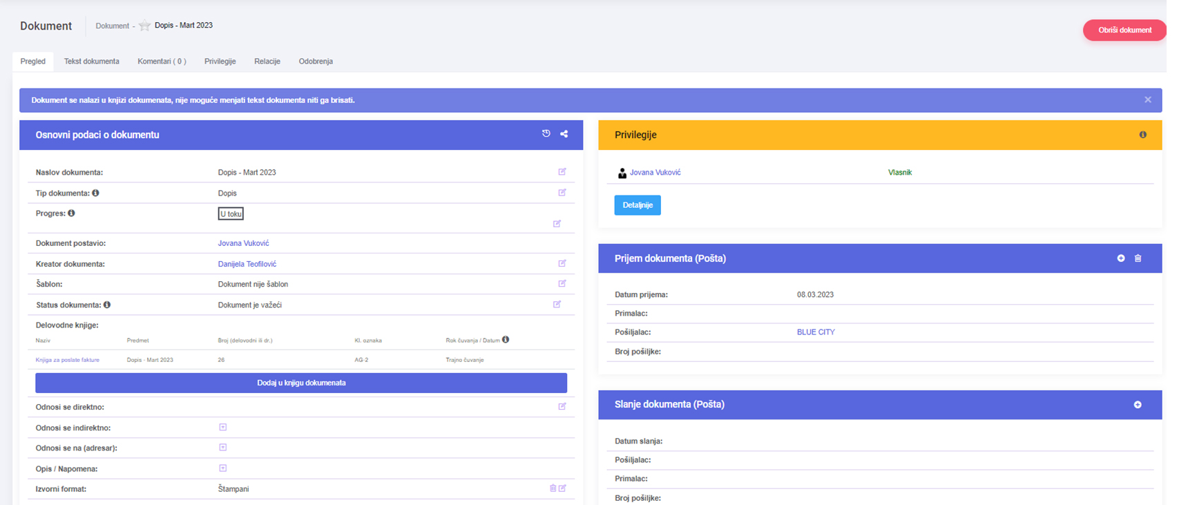 e-Delovodnik - Savremeno rešenje za digitalno vođenje dokumentacije ...